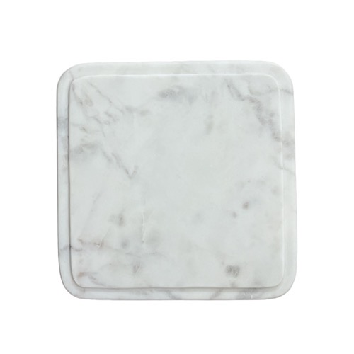 Square White Marble Board – Peaches Decor